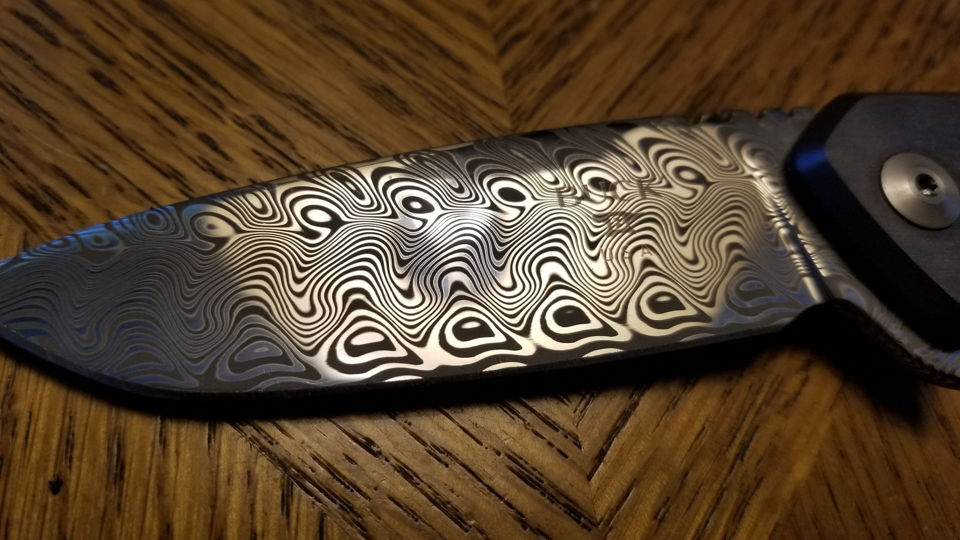 I'm impressed. Buck 40 Onset with Damasteel | BladeForums.com