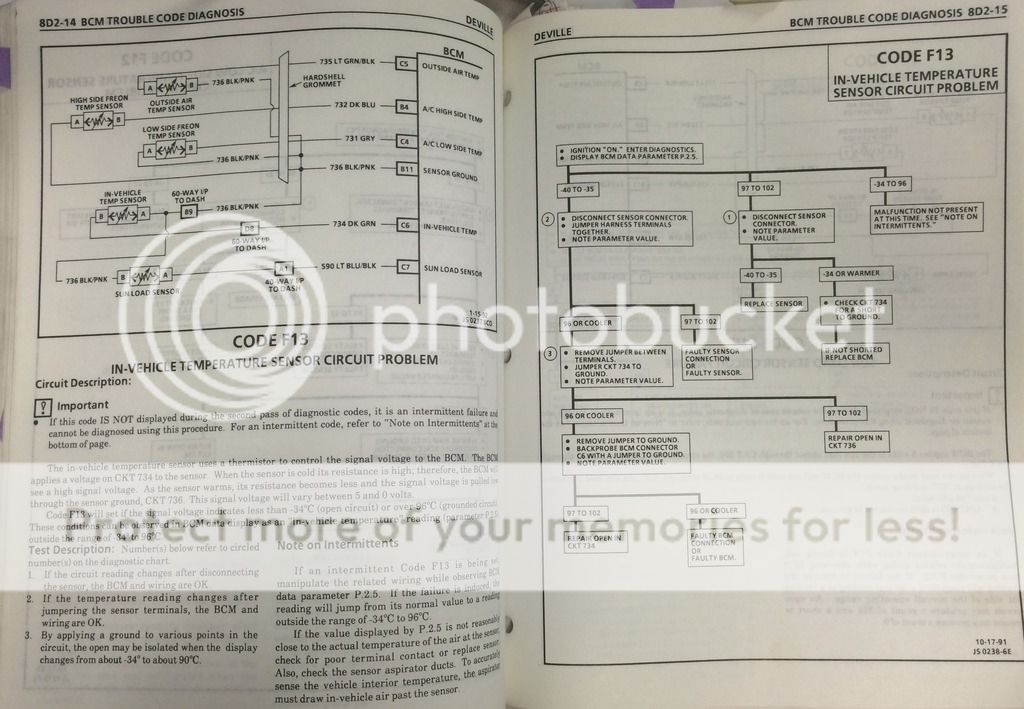 1991 Cadillac Codes - Need some help | Cadillac Owners Forum